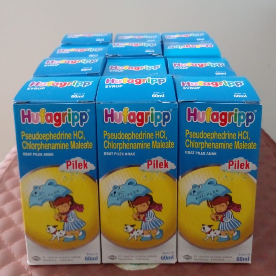 Jual Hufagrip Sirup Pilek (Biru) 60 Ml (1 Lusin = 12 pcs) | Shopee ...
