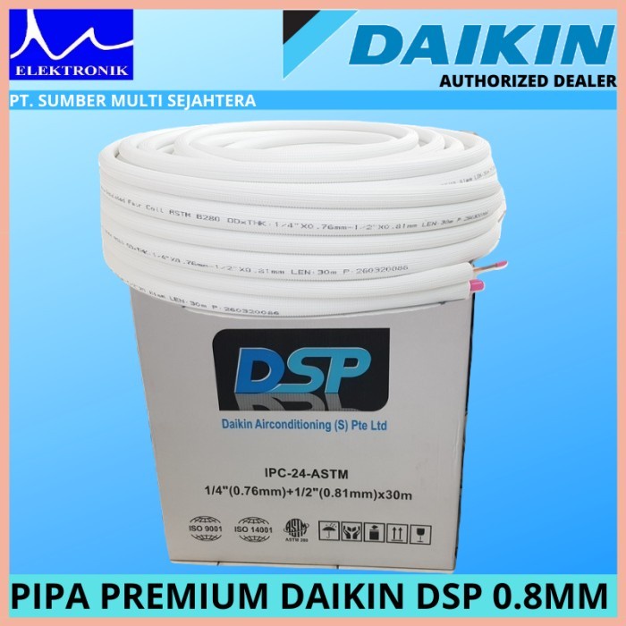 Jual Pipa AC Daikin DSP 1/4 1/2 (1,5 - 2) PK per meter | Shopee Indonesia