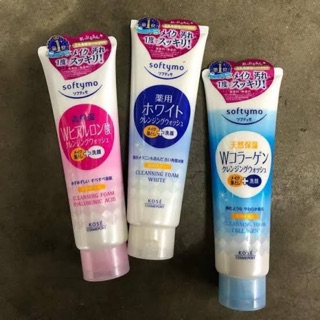 Jual Kose Cosmeport Softymo Washing Foam Collagen Kolagen White Scrub Hyaluronic Acid 150gram ...