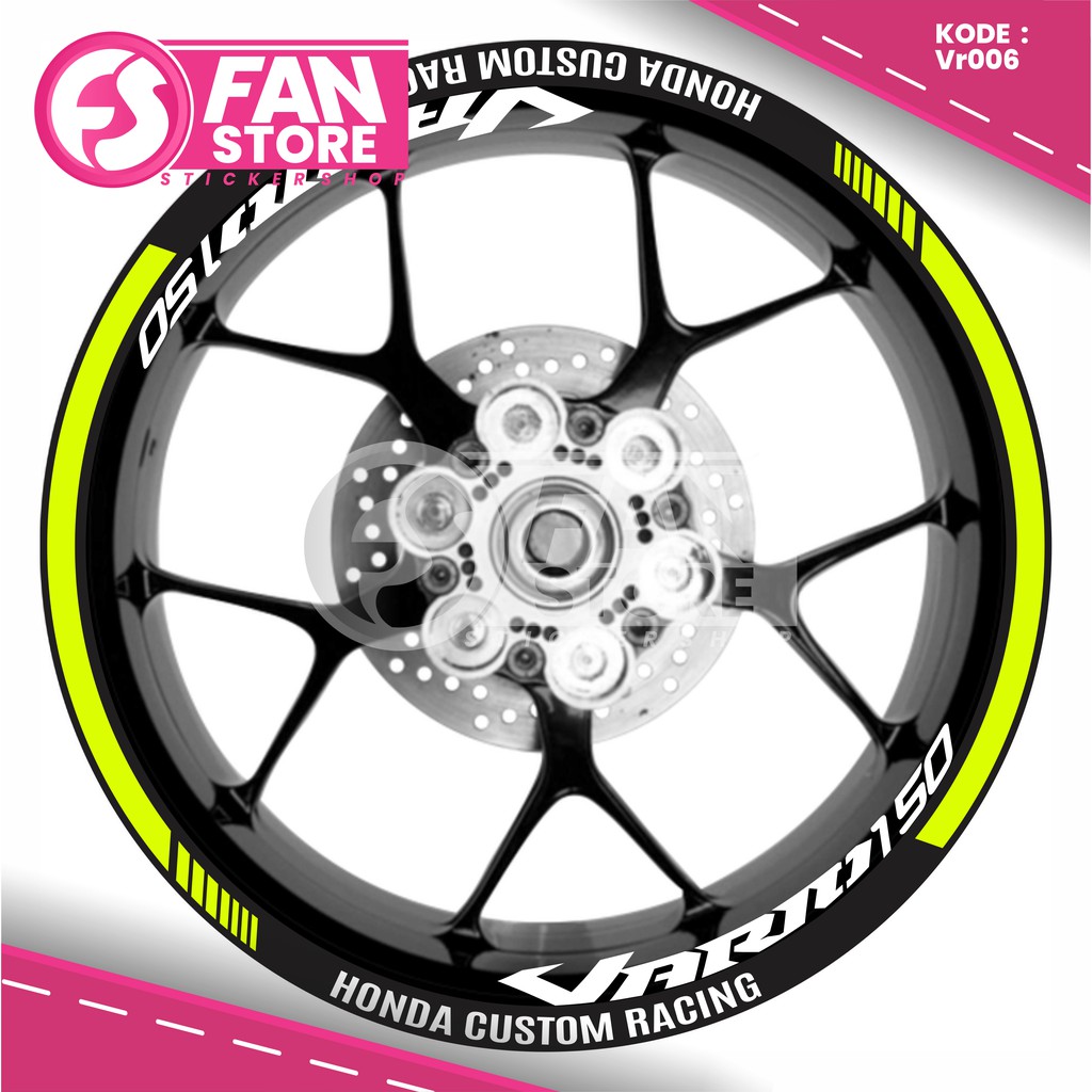 Jual Sticker Velg Honda Vario - Cutting Stiker Velk Vario 125-150 ...