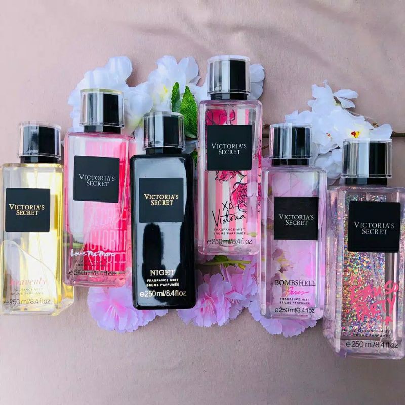 Jual VICTORIA'S SECRET BODY MIST 250ML BOTOL KOTAK | Shopee Indonesia