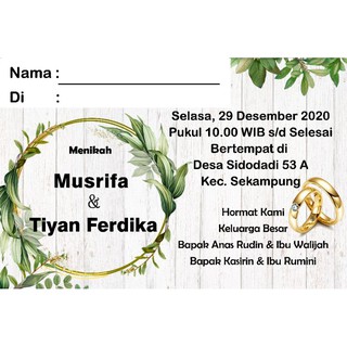 Jual cetak kartu punjungan custom | Shopee Indonesia