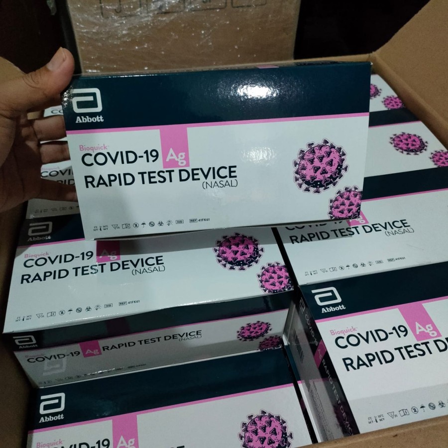 Jual Alat tes swab antigen / swab hidung Abbott Bioquick Nasal Original ...