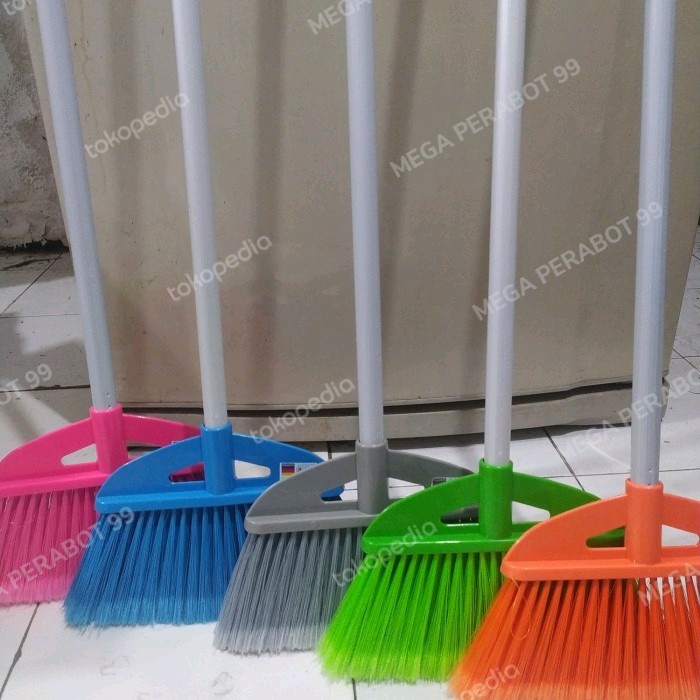 Jual SAPU LANTAI NYLON NAGATA 307 PLASTIK + GAGANG 1 SET | Shopee Indonesia