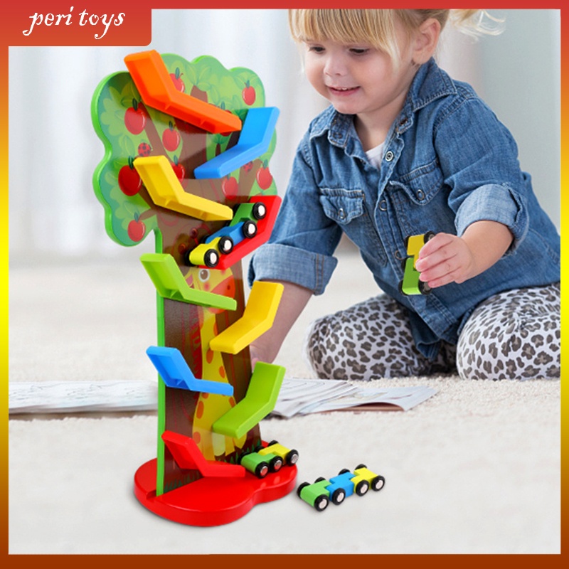 Jual Mainan Montessori Early Learning Educational Mobil Luncur 1-3 ...