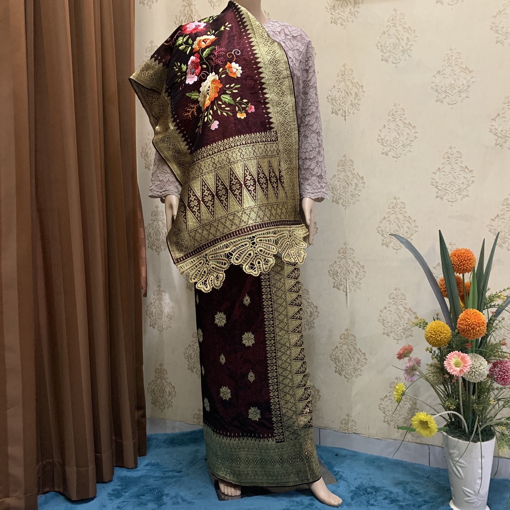 Jual SONGKET TENUN ASLI PANDAI SIKEK BACATUA /SONGKET MINANG/ SONGKET ...