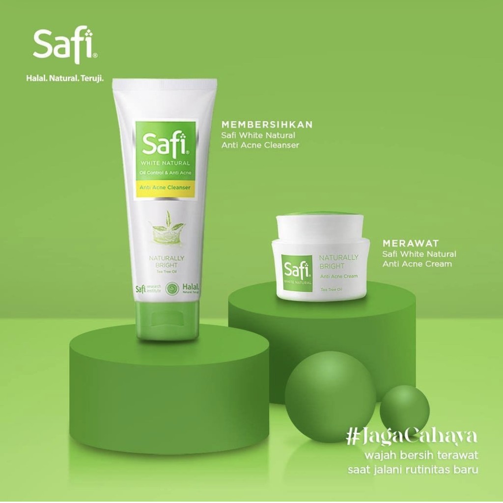 Jual SAFI Naturals Acne Series (Cream / Cleanser / Toner) Indonesia ...