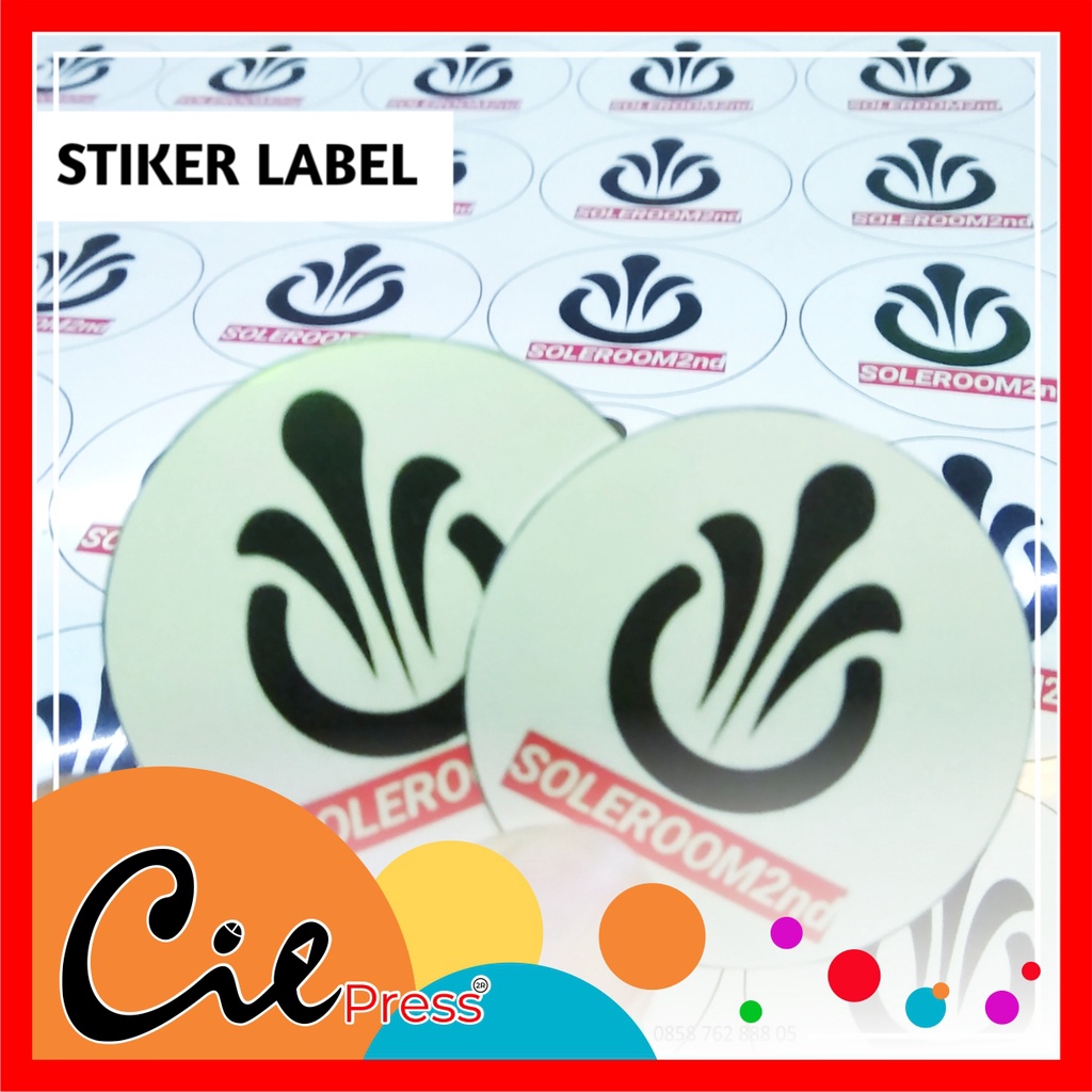 CETAK STIKER LABEL KEMASAN PRODUK CUSTOM TOKO ONLINE - CHROMO VINYL ...