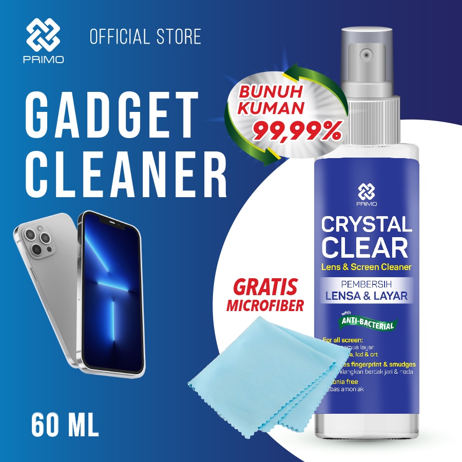 Jual Gadget Cleaner PRIMO Pembersih Gadget, Lensa, Screen, Disinfektan ...