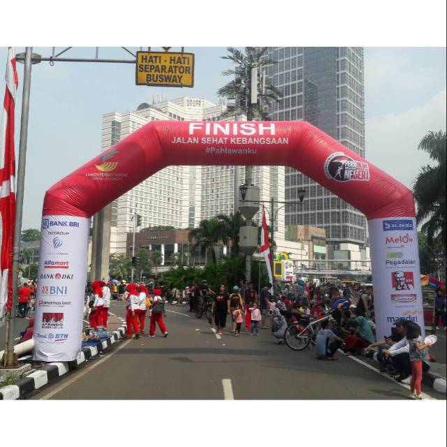 Jual Balon gate terpaulin balon gate karakter balon gate star finish ...