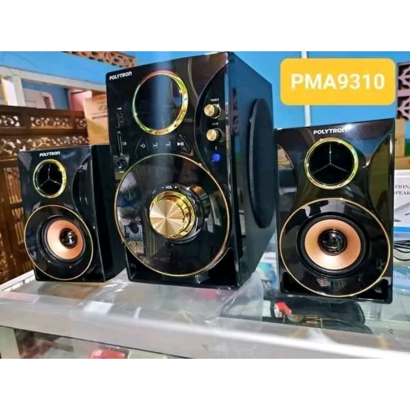 Jual SPEAKER BLUETOOTH SALON POLYTRONN PMA 9310/BG | Shopee Indonesia