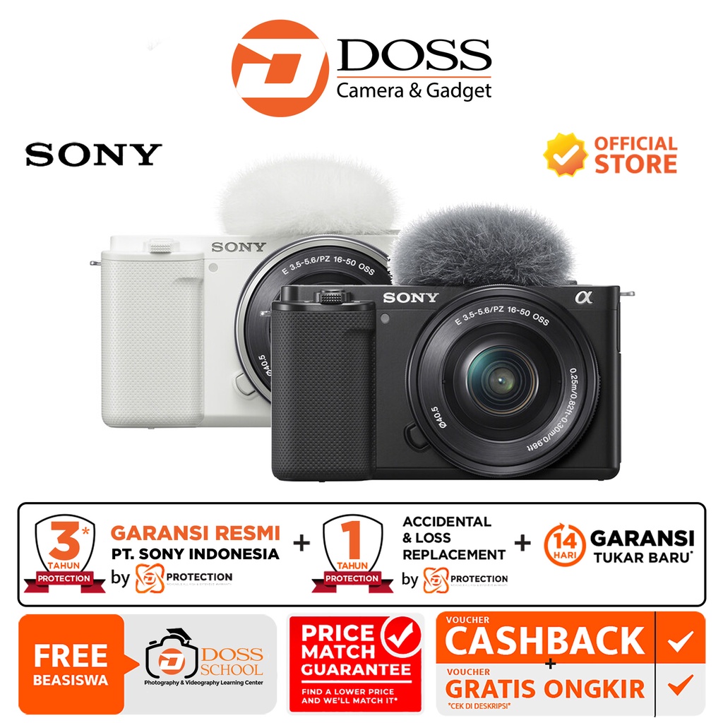 Jual Sony ZV E10 Sony ZVE10 Mirrorless Camera Kit 16-50mm | Shopee ...