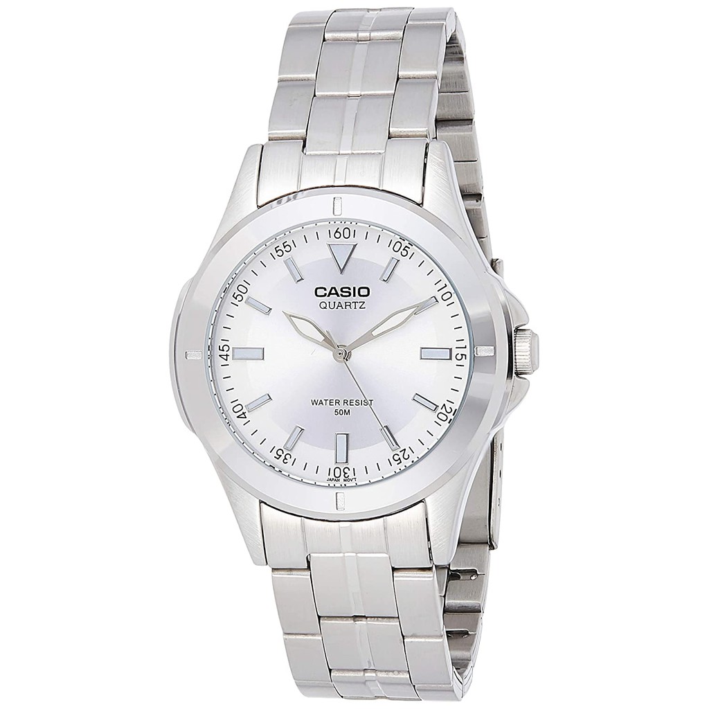 Jual JAM TANGAN PRIA CASIO ORIGINAL JAM TANGAN COWOK ANALOG SILVER ANTI ...