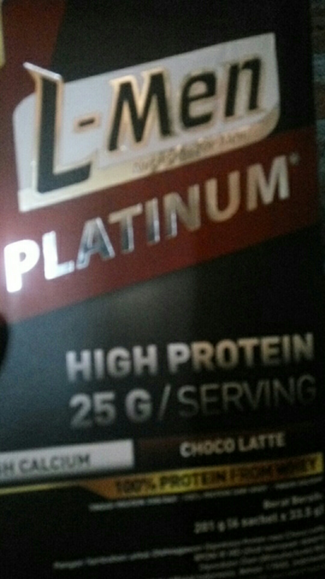 L men platinum high protein 33 gram x 6 sachet | Shopee Indonesia