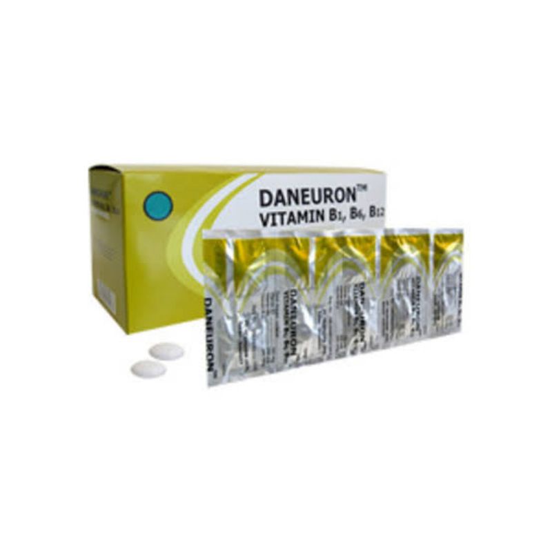 Jual daneuron vitamin B1 B6 B12 isi 100's 100 kaplet tablet / box ...