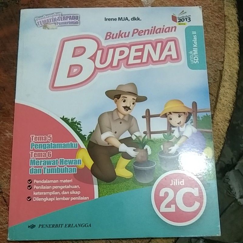 Jual buku bupena SD/ Mi kelas 2C p penerbit Erlangga | Shopee Indonesia