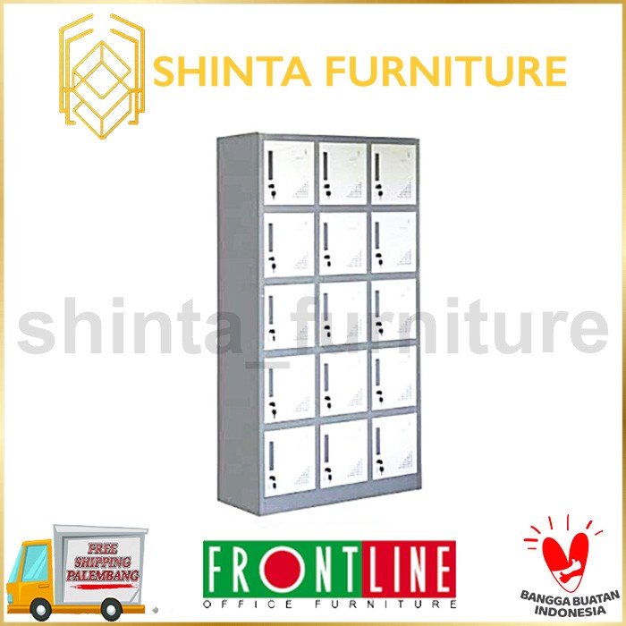 Jual Locker Besi 15 Pintu Frontline / Lemari Kabinet Besi / Loker Besi ...
