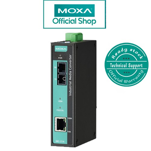 Jual Moxa IMC-21A-M-SC Series Industrial 10/100BaseT(X)-to-100BaseFX media converters Indonesia ...