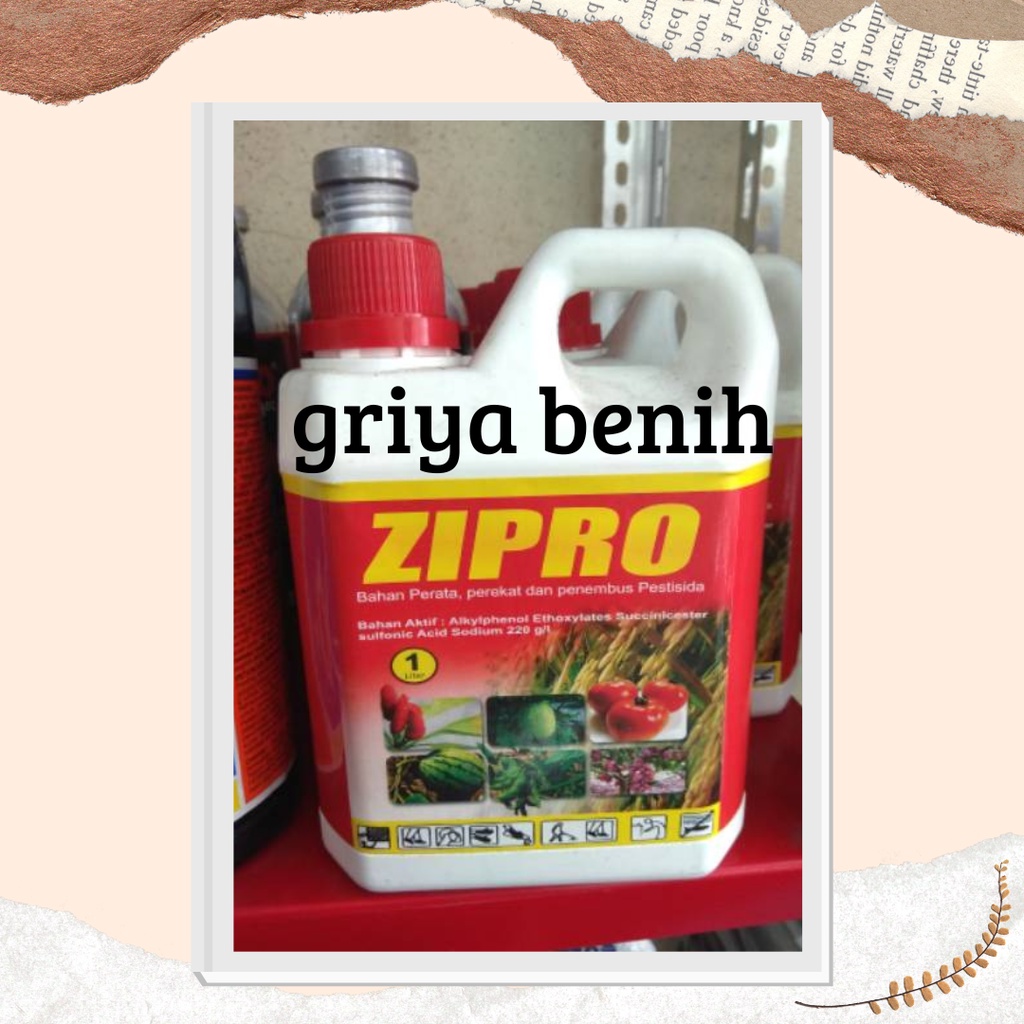 Jual ZIPRO 1 Liter Bahan Perata Perekat dan Penembus Pestisida | Shopee ...