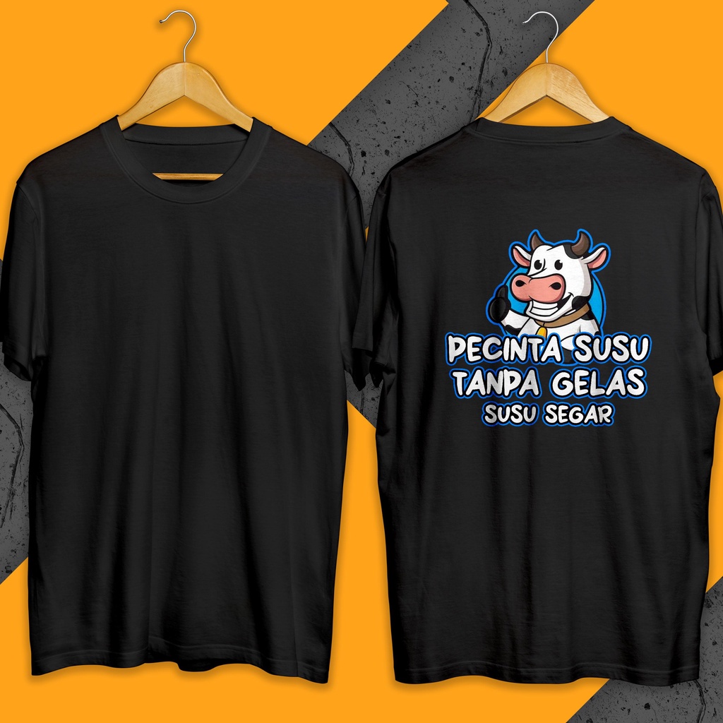Jual Kaos Pecinta Susu Tanpa Gelas Gambar Sapi Sablon Belakang | Shopee ... Jual Kaos Pecinta Susu Tanpa Gelas Gambar Sapi Sablon Belakang | Shopee ...