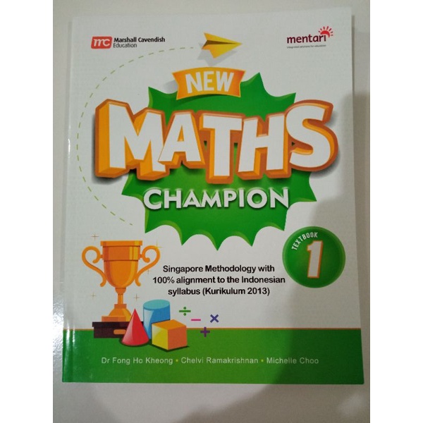Jual New Math Champion 1 Textbook - Marshall Cavendish | Shopee Indonesia