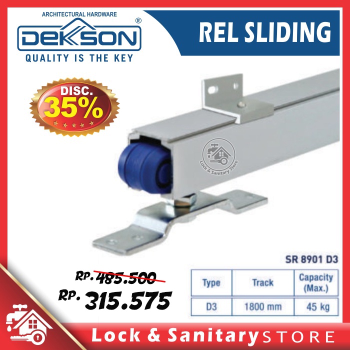 Jual Rel Sliding Dekson Dekkson SR 8901 D3 Rel Track Sliding | Shopee ...