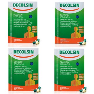 Jual Decolsin Capsules / Obat Demam / Obat Flu / Obat Pilek / Obat ...