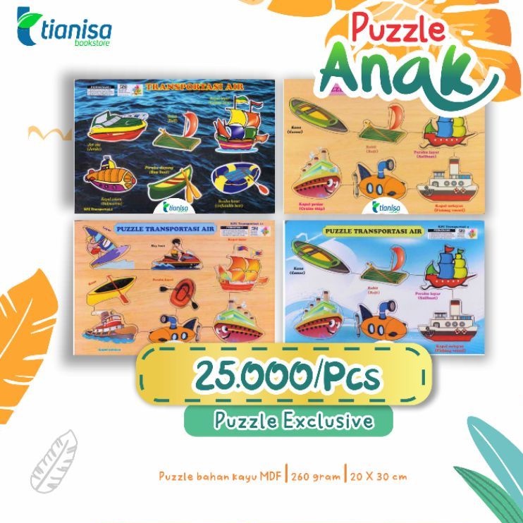 Jual PUZZLE KAYU MAINAN EDUKASI ANAK / PUZZLE BUAH / PUZLE BUNGA ...