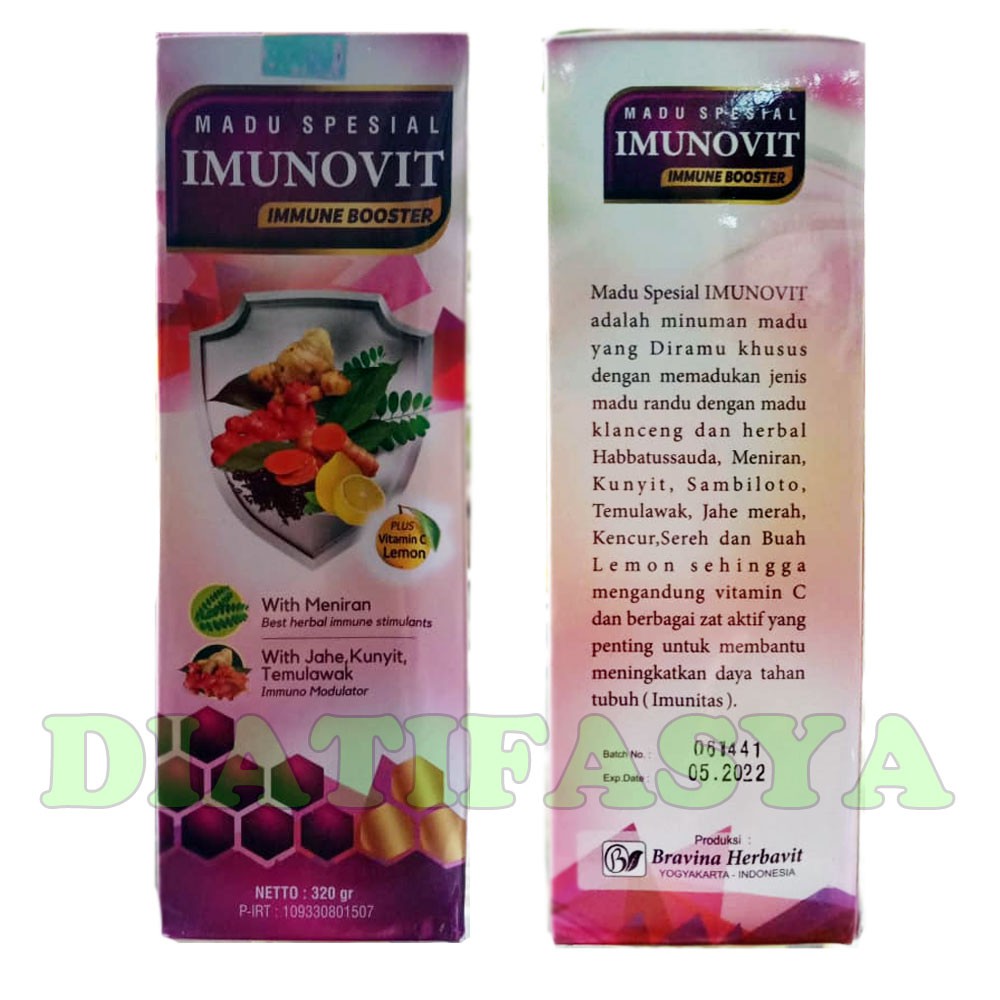 Jual Madu Imunovit Untuk Meningkatkan Imunitas atau Daya Tahan Tubuh ...