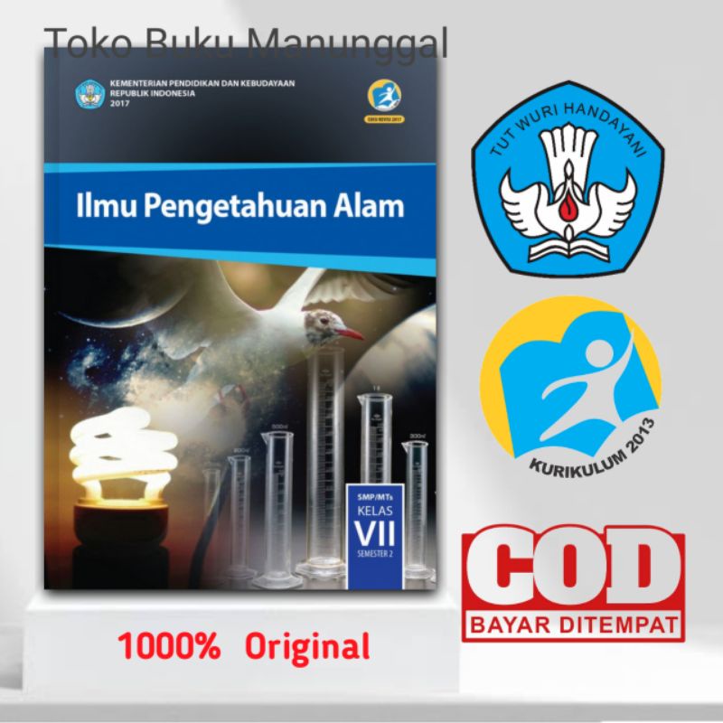 Jual BUKU IPA SMP KELAS 7 Semester 2 ILMU PENGETAHUAN ALAM K13 REVISI TERBARU | Shopee Indonesia