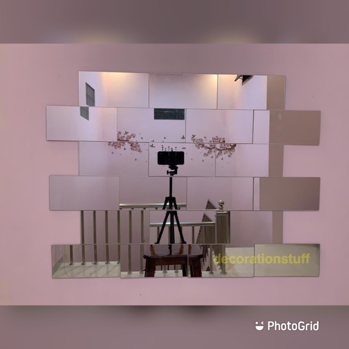 Jual Kaca dinding kaca cermin kaca tempel cermin dinding cermin tempel ...