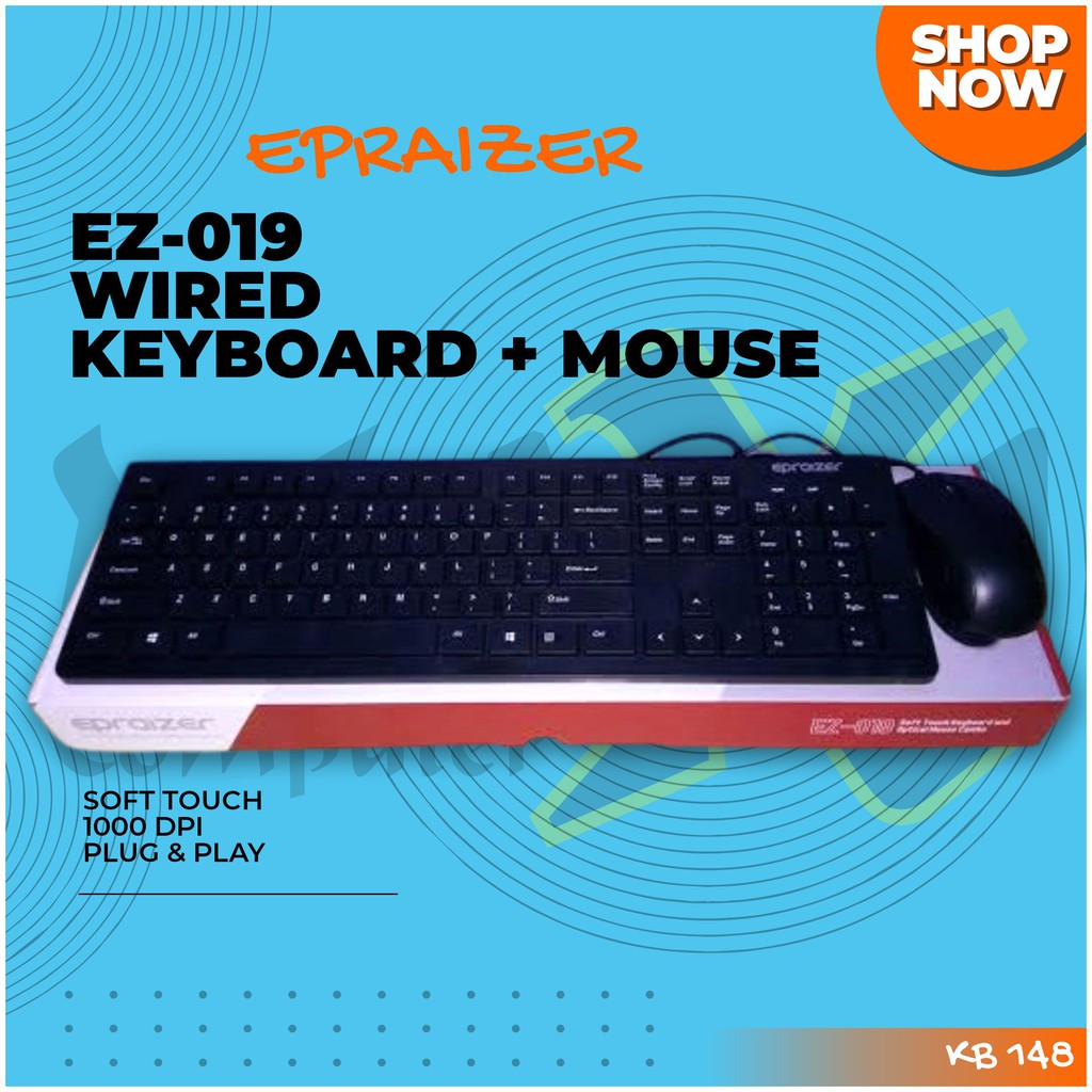 Jual Epraizer EZ-019 Soft Touch Durable & Powerful Combo Wired USB ...