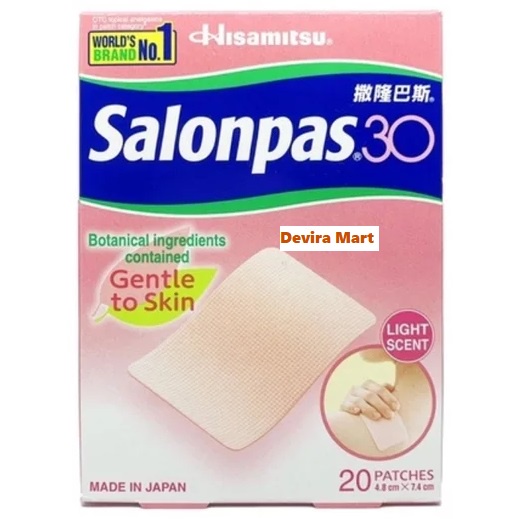 Jual Koyo Salonpas Isi 20 Patches Hisamitsu 30 Original Pain Relieving ...