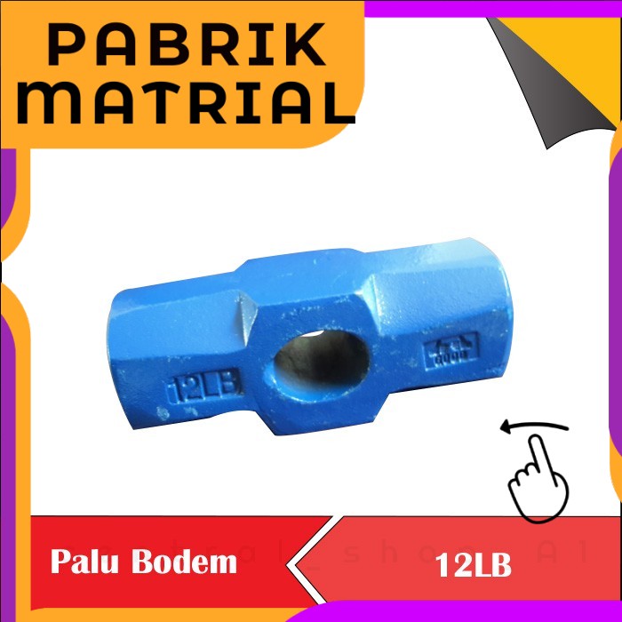 Jual alat Palu Bodem Palu Batu Godam Godem Bogem 12LB 3,5kg Pertukangan ...