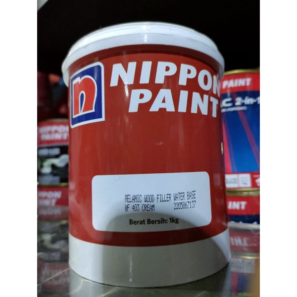 Jual Melamic Wood Filler Dempul Kayu Water Base Nippon Paint 1 Kg ...
