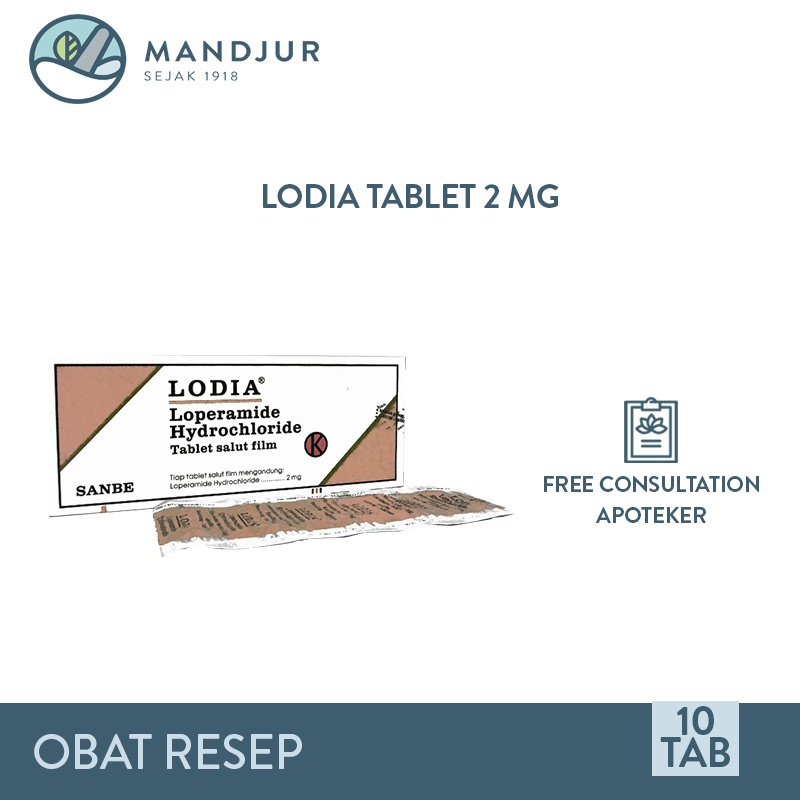 Jual Lodia 2 Mg Strip 10 Tablet | Shopee Indonesia