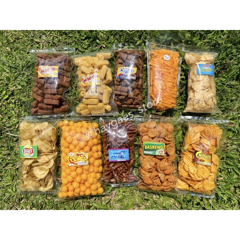 Jual Snack Repack Jajanan Lays Chitato Jetz Piatos Momogi Basreng Chiki ...