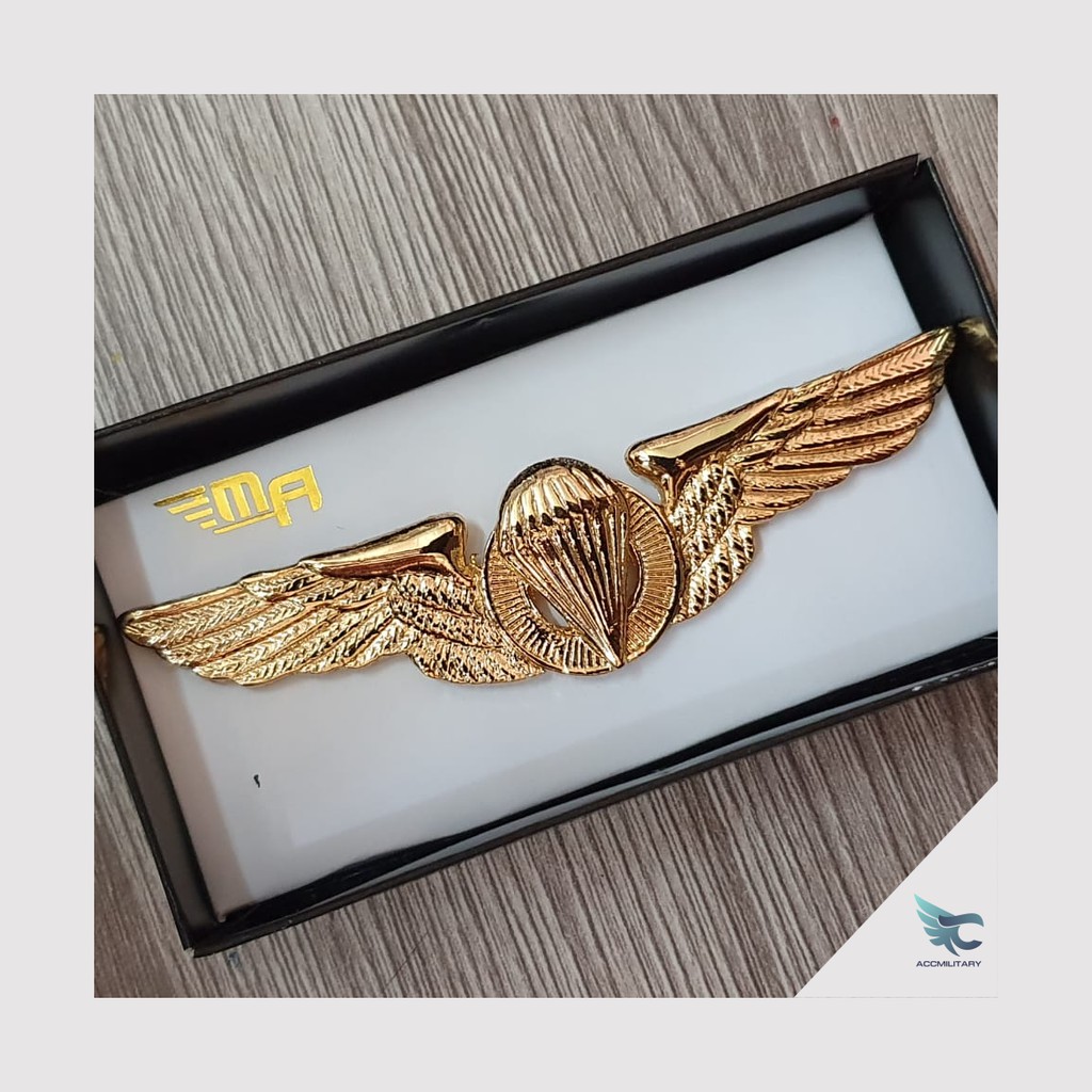 Jual Brevet Wing PARA TNI AU Brivet Pin | Shopee Indonesia