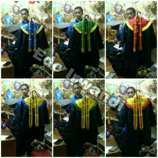 Toga Wisuda Costume Sesuai Warna Yang Minta / Toga Wisuda Berkualitas ...