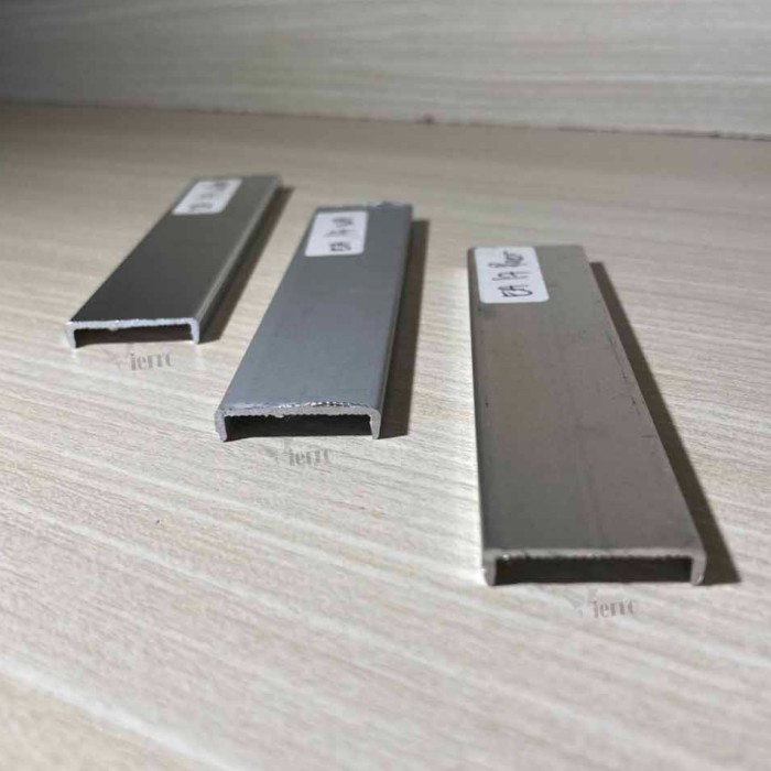 Jual Lis List Edging Profil Frame Handle Alumunium OM24 Kotak Rata EA ...