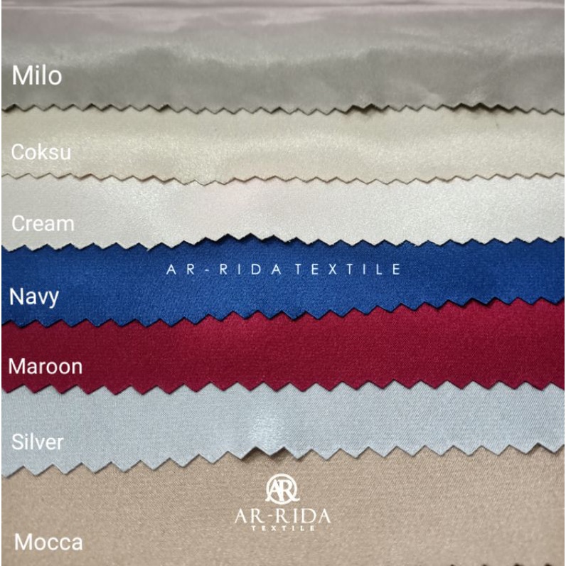Jual Bahan kain Satin Silk / Saten silk /daleman brukat / bahan gaun ...