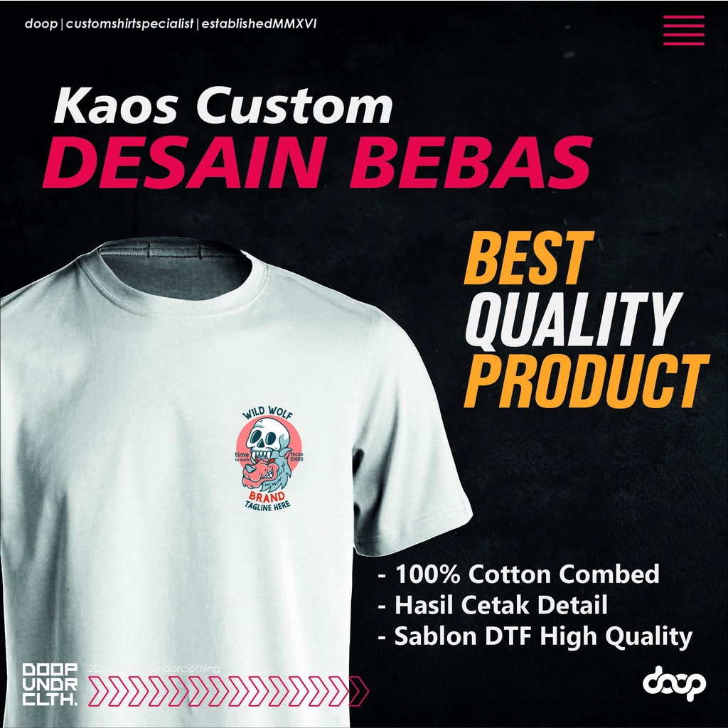 Jual Kaos Custom Satuan Kaos Murah Kaos Sablon DTF Kaos Foto Satuan ... Jual Kaos Custom Satuan Kaos Murah Kaos Sablon DTF Kaos Foto Satuan ...