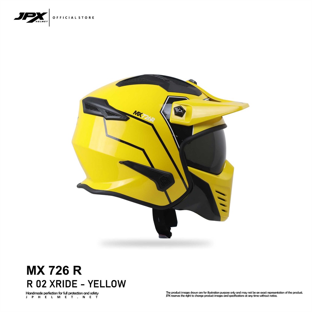 Jual Helm JPX Full Face Mx-726R - R02 X-RIDE | Shopee Indonesia