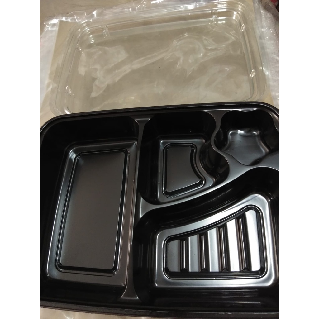 Jual Kotak Box Bento Plastik 17x24 cm (50 pcs) | Shopee Indonesia
