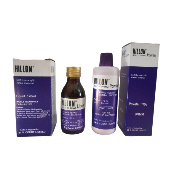 Hillon Liquid Cair dan Powder Bubuk Paket 1 Set Self Curing Acrylic ...