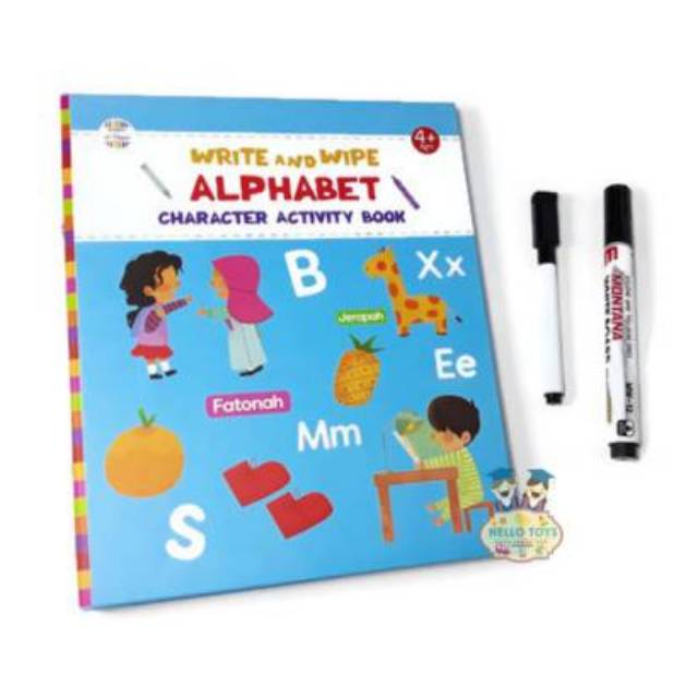 Jual Alphabet wipe clean book Elhana - Busy Book Indonesia|Shopee Indonesia