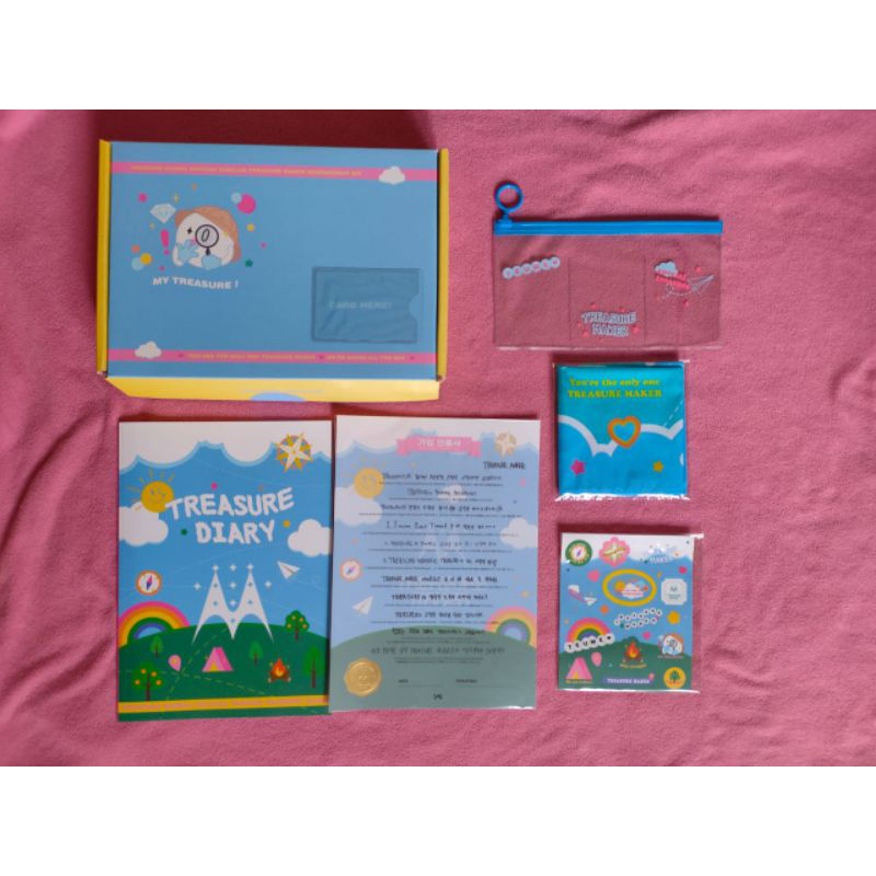 Jual Treasure membership kit box pouch handkerchief | Shopee Indonesia