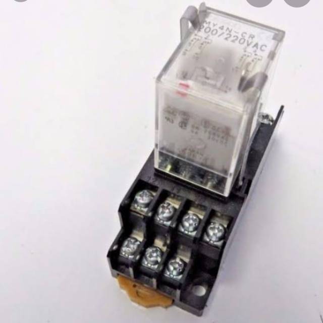 Jual RELAY OMRON MY4N + SOCKET PYF-14AE 220V per set | Shopee Indonesia