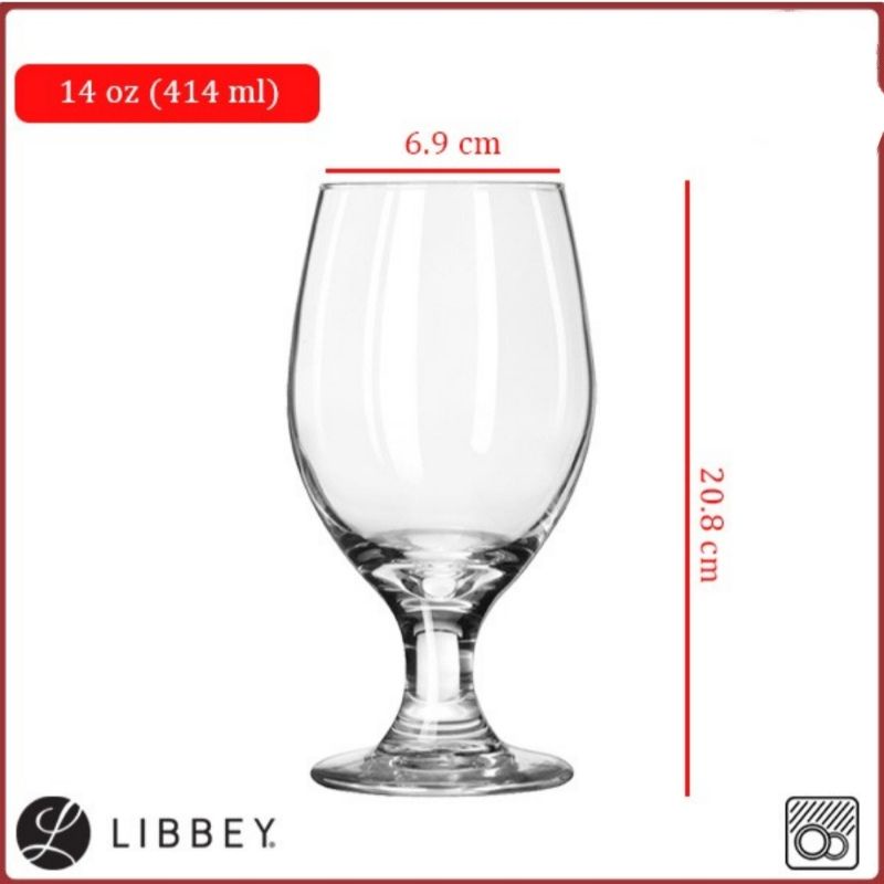 Jual Libbey Goblet wine glass Gelas Kaca 414 ml | Shopee Indonesia