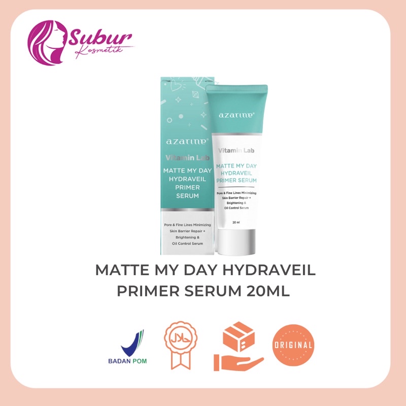 Jual Azarine Hydraveil Primer Serum Matte My Day 20Ml | Shopee Indonesia